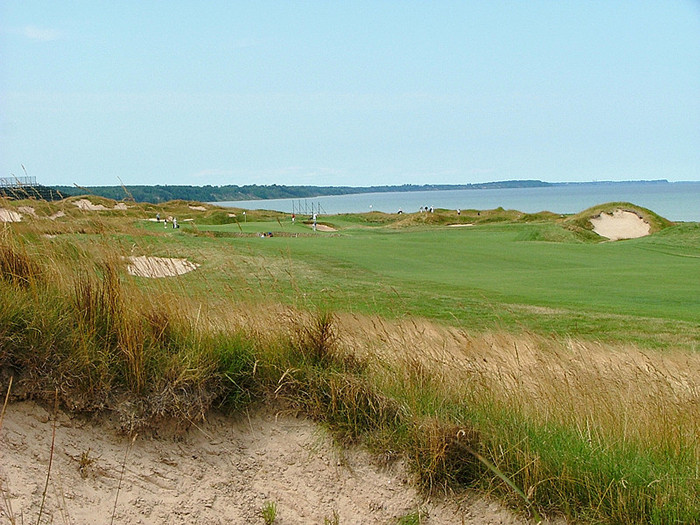 Whistling Straits golf club digital picture of the 11th hole of the ... Whistling Straits golf club digital picture of the 11th hole of the ...